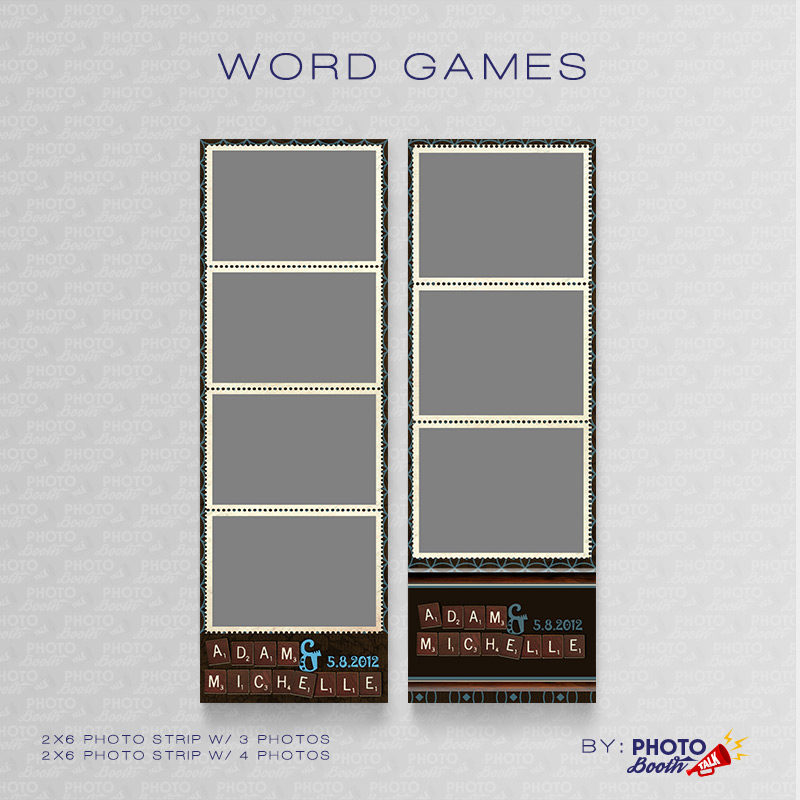 Word Games – Photoshop PSD Files | Photo Booth Talk