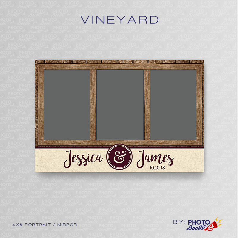 Vineyard – Portrait Mirror – Photoshop PSD Files | Photo Booth Talk