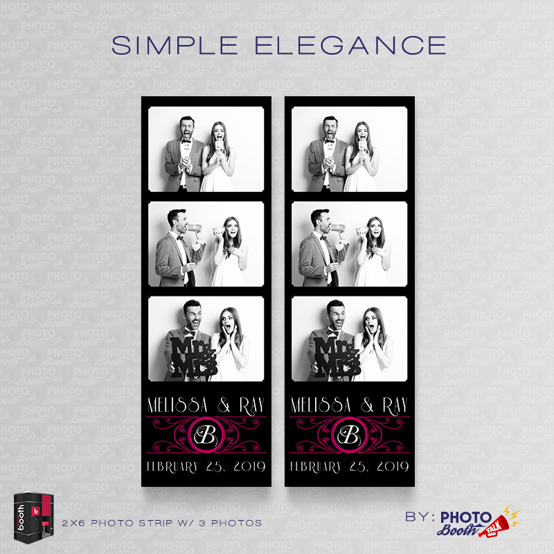Simple Elegance – for Darkroom Booth | Photo Booth Talk