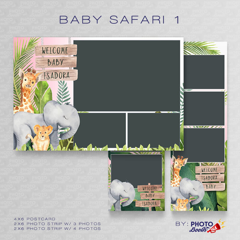 Baby Safari 1 – Photoshop PSD Files | Photo Booth Talk
