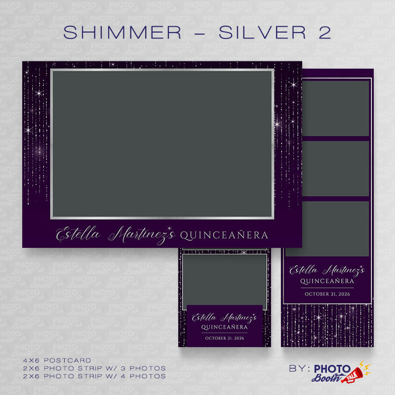 Shimmer Silver 2 – For Darkroom Booth | Photo Booth Talk