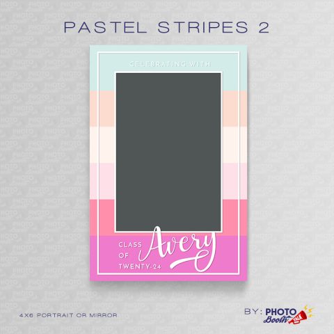 Pastel Stripes 2 – Portrait Mirror – Photoshop PSD Files | Photo Booth Talk
