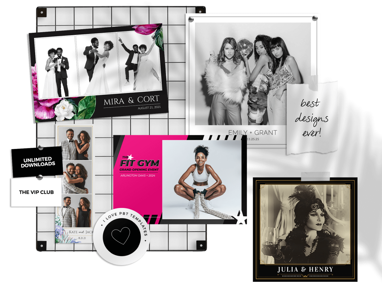 Photo Booth Talk | Photo Booth Templates for Modern Events