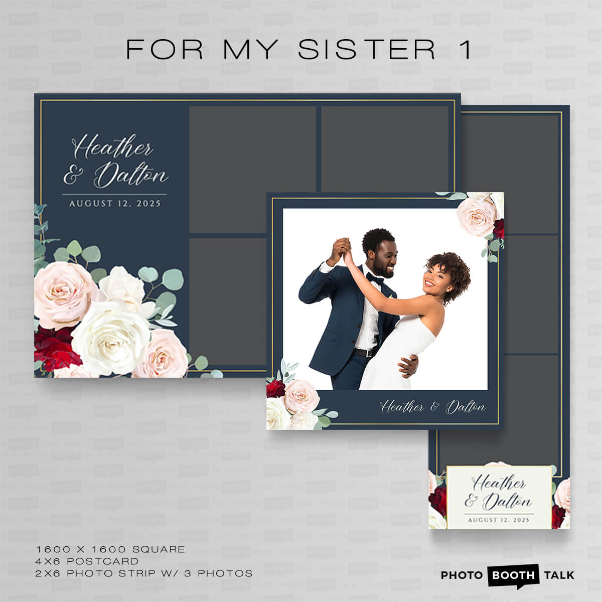 For My Sister 1 – Square – Photoshop PSD Files | Photo Booth Talk