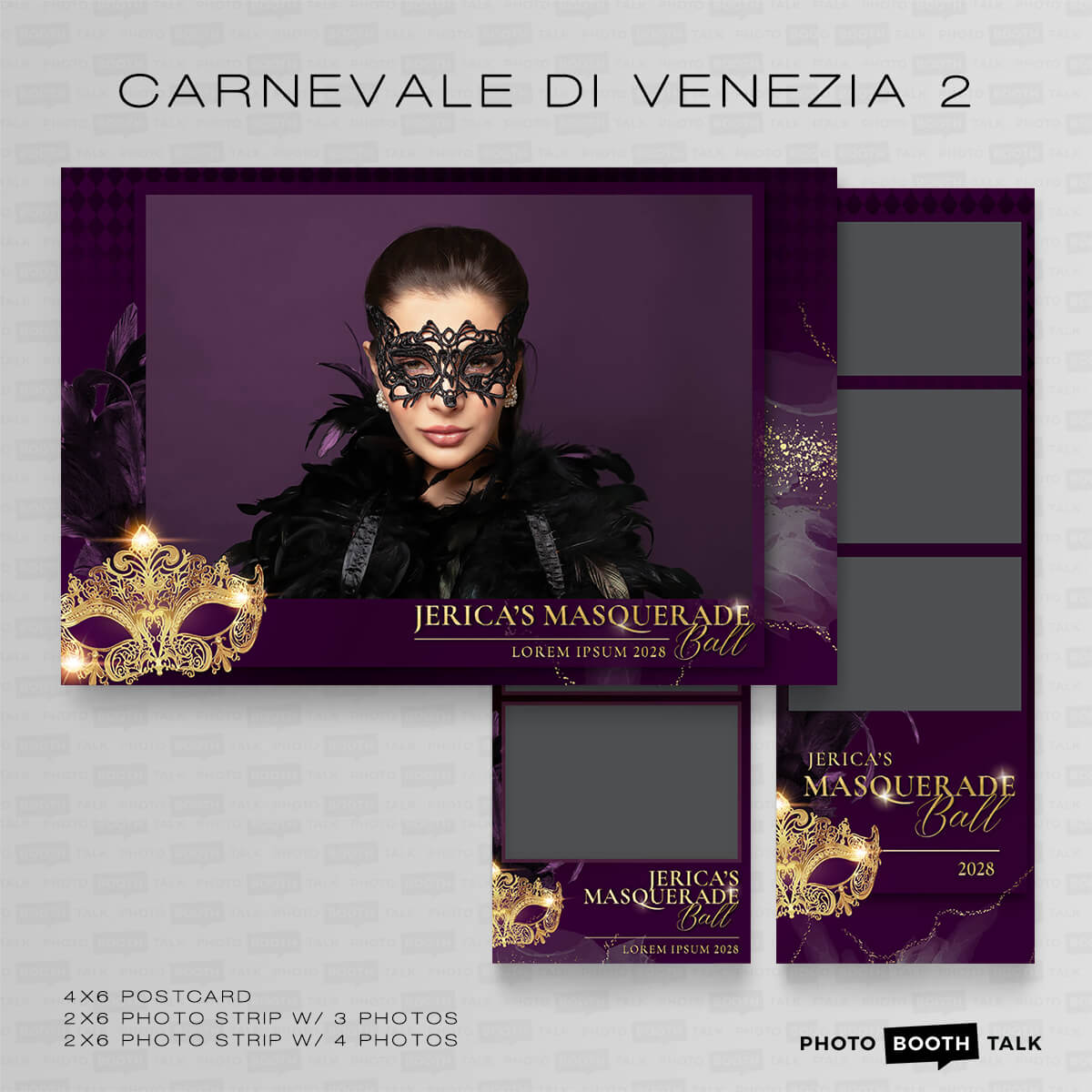 Carnevale di Venezia 2 – Photoshop PSD Files | Photo Booth Talk
