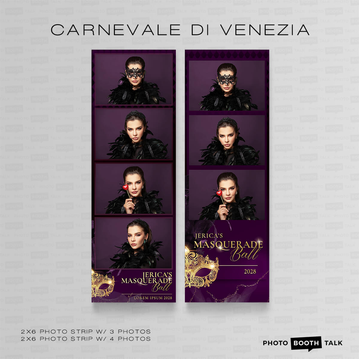 Carnevale di Venezia 1 – Photoshop PSD Files | Photo Booth Talk