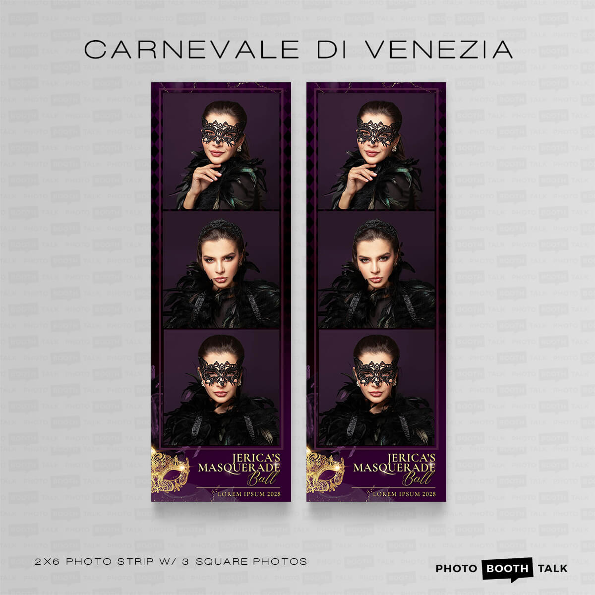 Carnevale di Venezia 2 – Square – Photoshop PSD Files | Photo Booth Talk