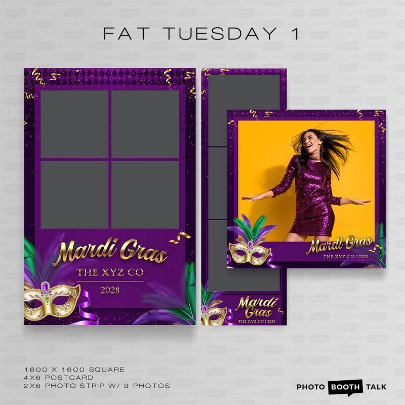 Fat Tuesday 1 – Square – Photoshop PSD Files | Photo Booth Talk