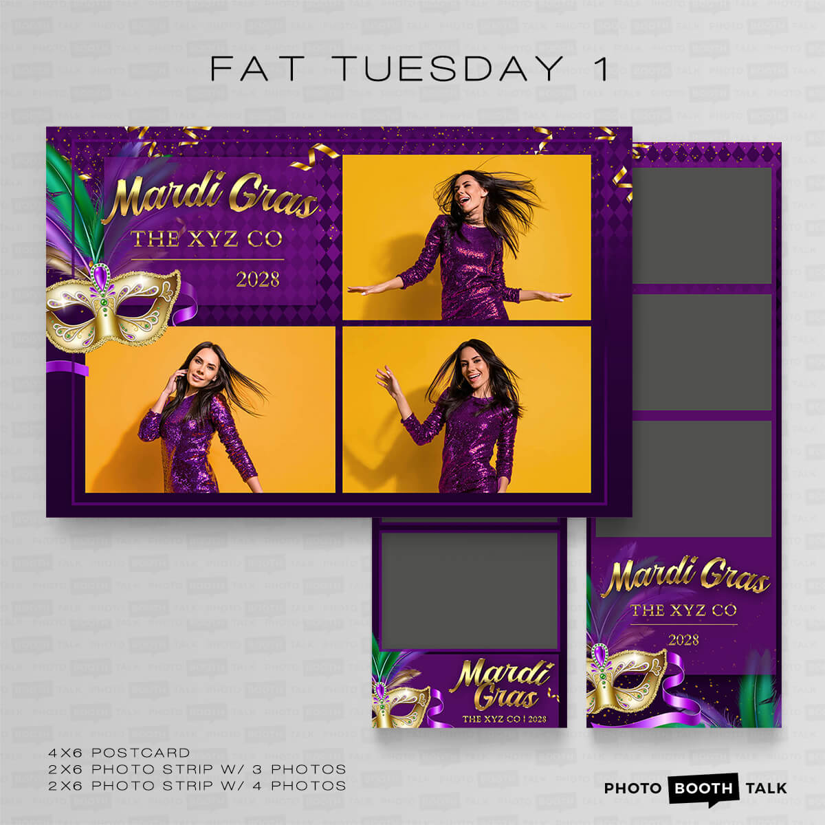 Fat Tuesday 1 – Photoshop PSD Files | Photo Booth Talk