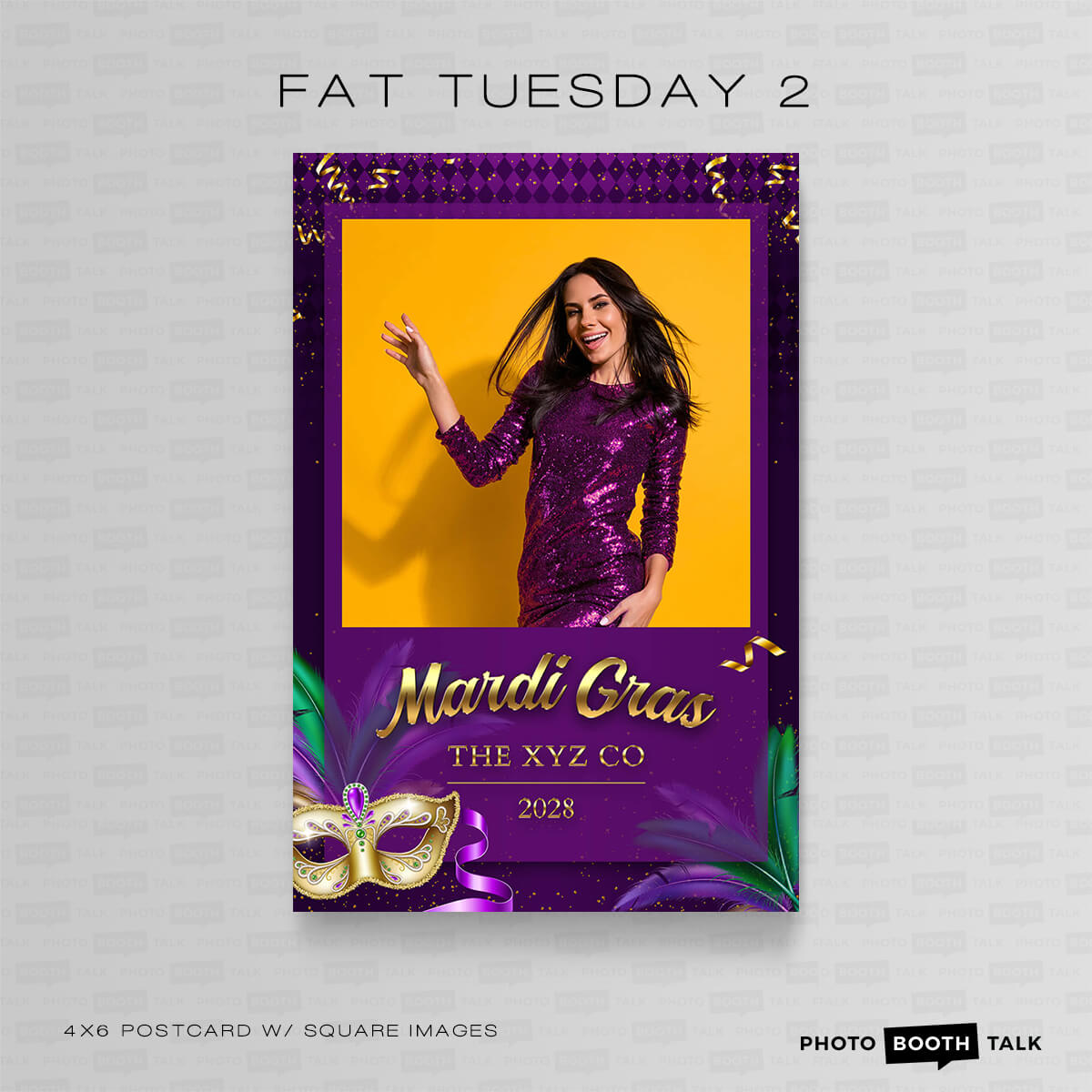 Fat Tuesday 2 – Square – Photoshop PSD Files | Photo Booth Talk