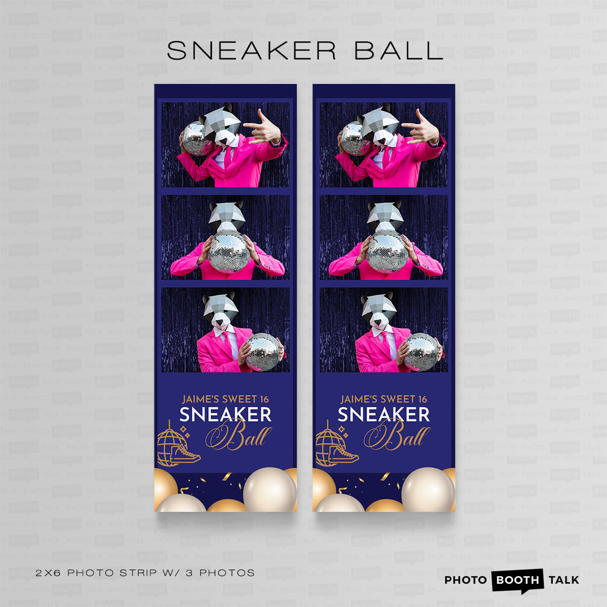 Sneaker Ball 1 – Square – For Darkroom Booth | Photo Booth Talk