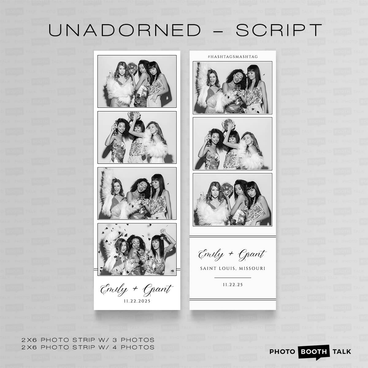 Unadorned 4 – For Canva | Photo Booth Talk