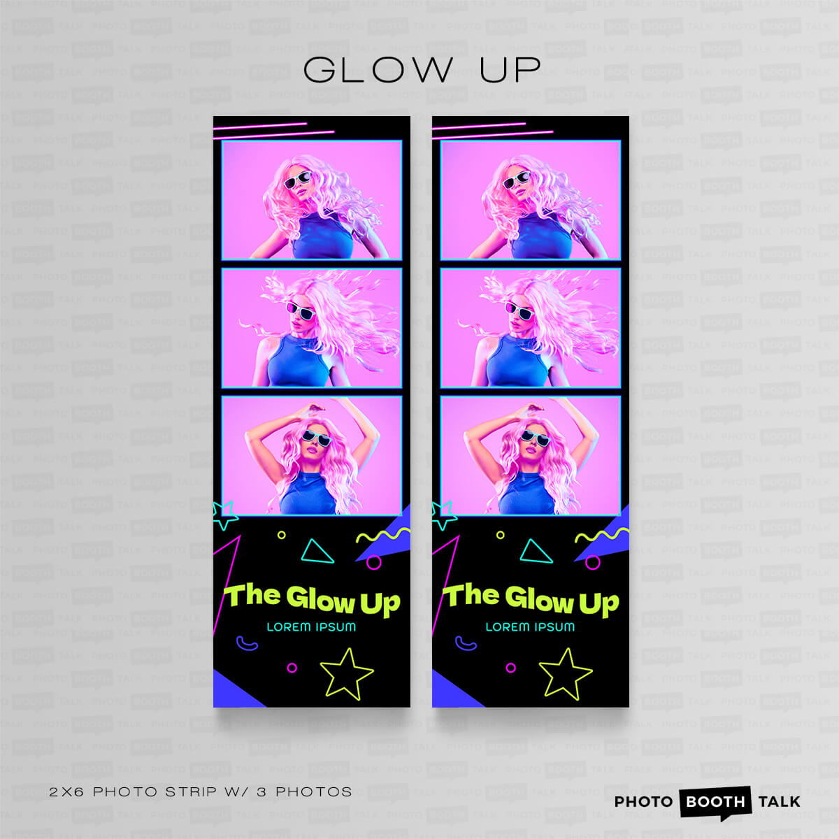 Glow Up 1 – Photoshop PSD Files | Photo Booth Talk