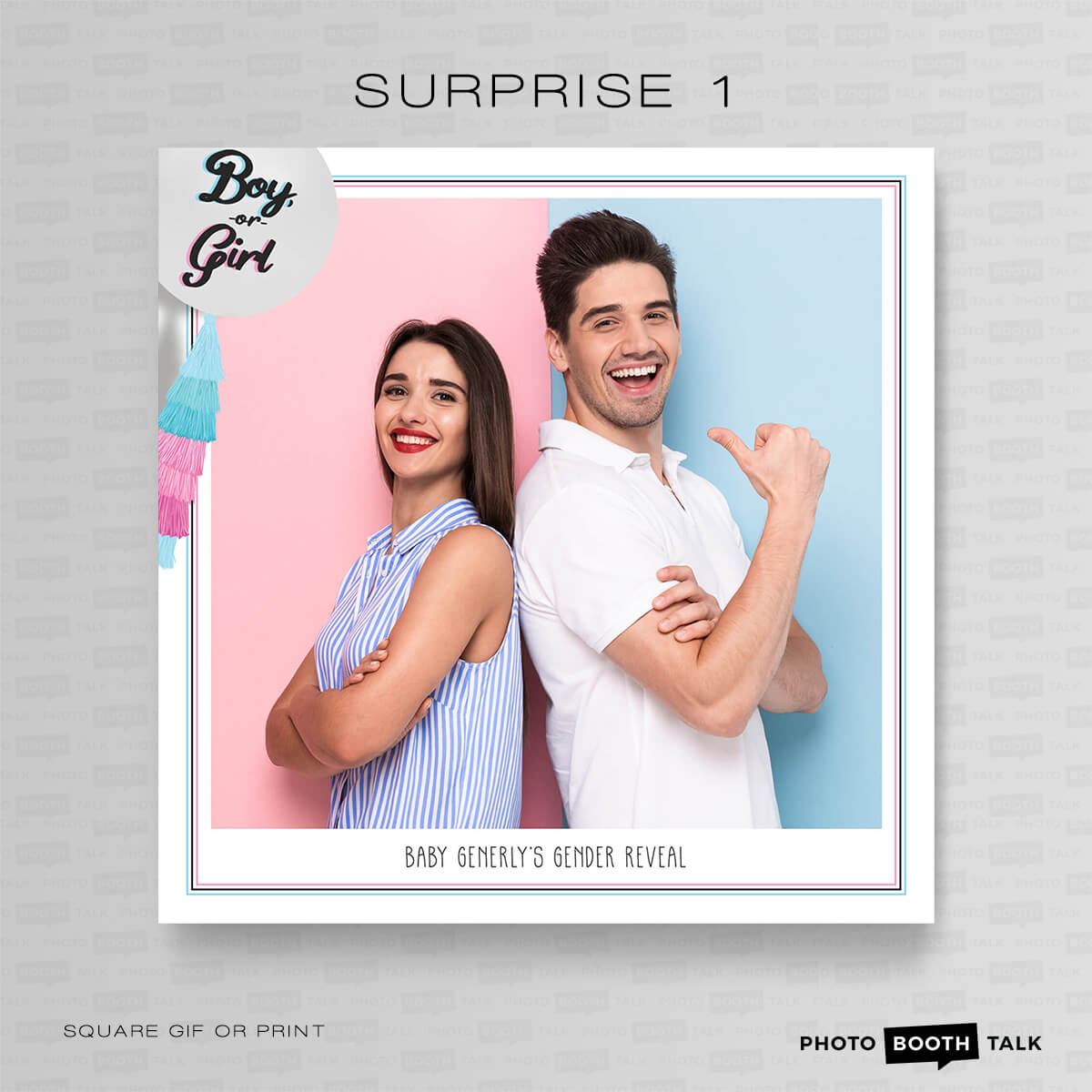 Surprise 1 – Square – For Canva | Photo Booth Talk