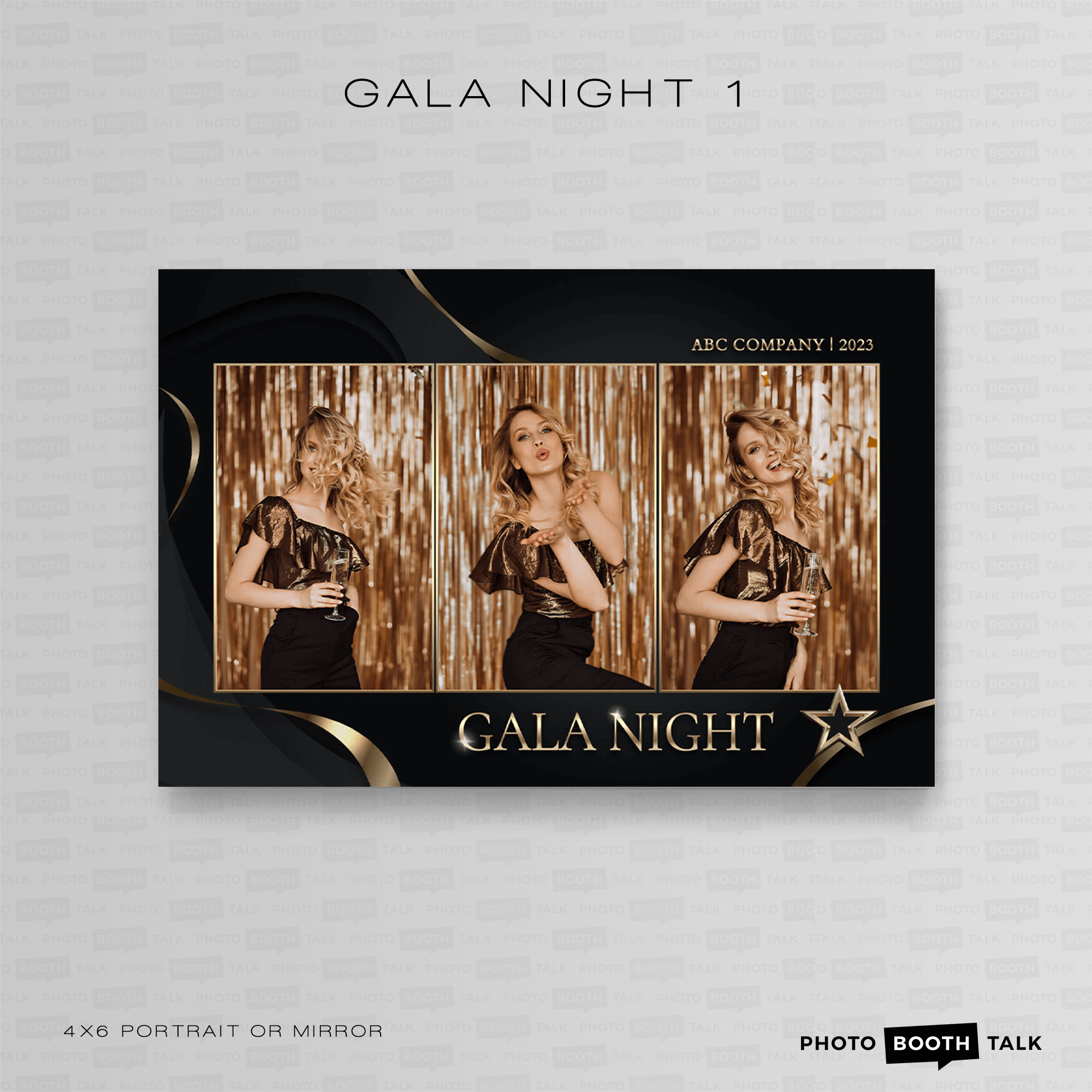 Gala Night 1 – Portrait Mirror – Photoshop PSD Files | Photo Booth Talk
