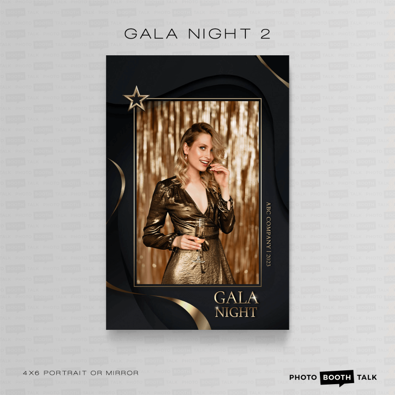 Gala Night 2 – Portrait Mirror – Photoshop PSD Files | Photo Booth Talk