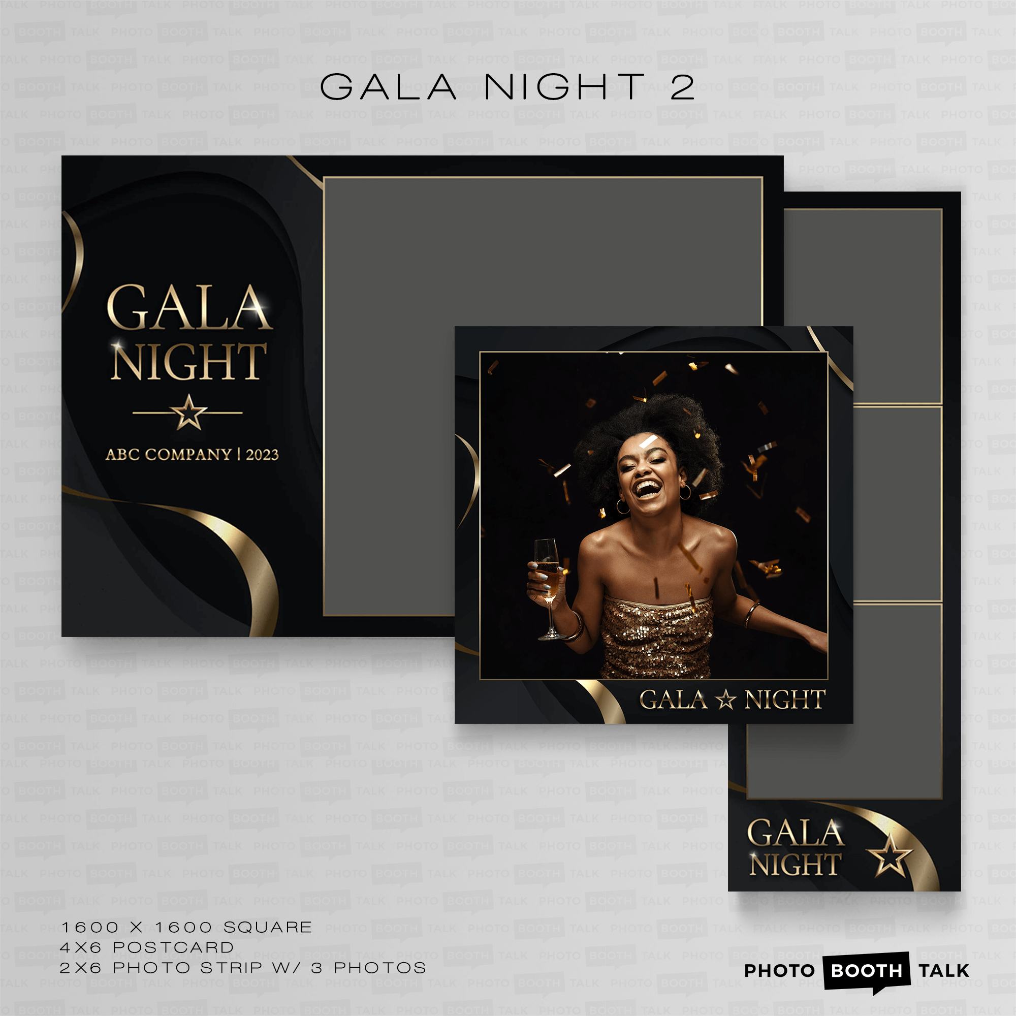 Gala Night 2 – Square – Photoshop PSD Files | Photo Booth Talk