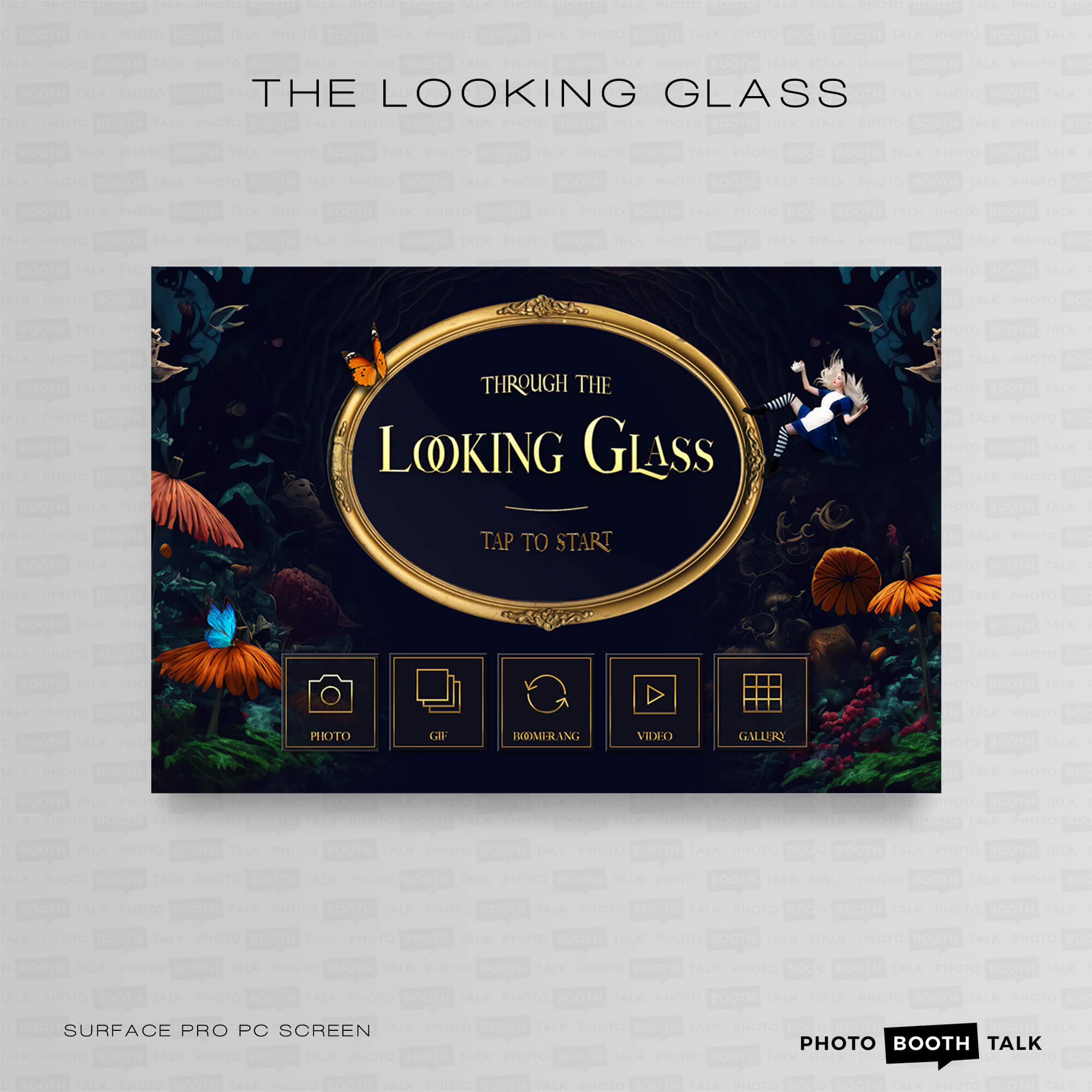 The Looking Glass – PC Welcome Screen | Photo Booth Talk