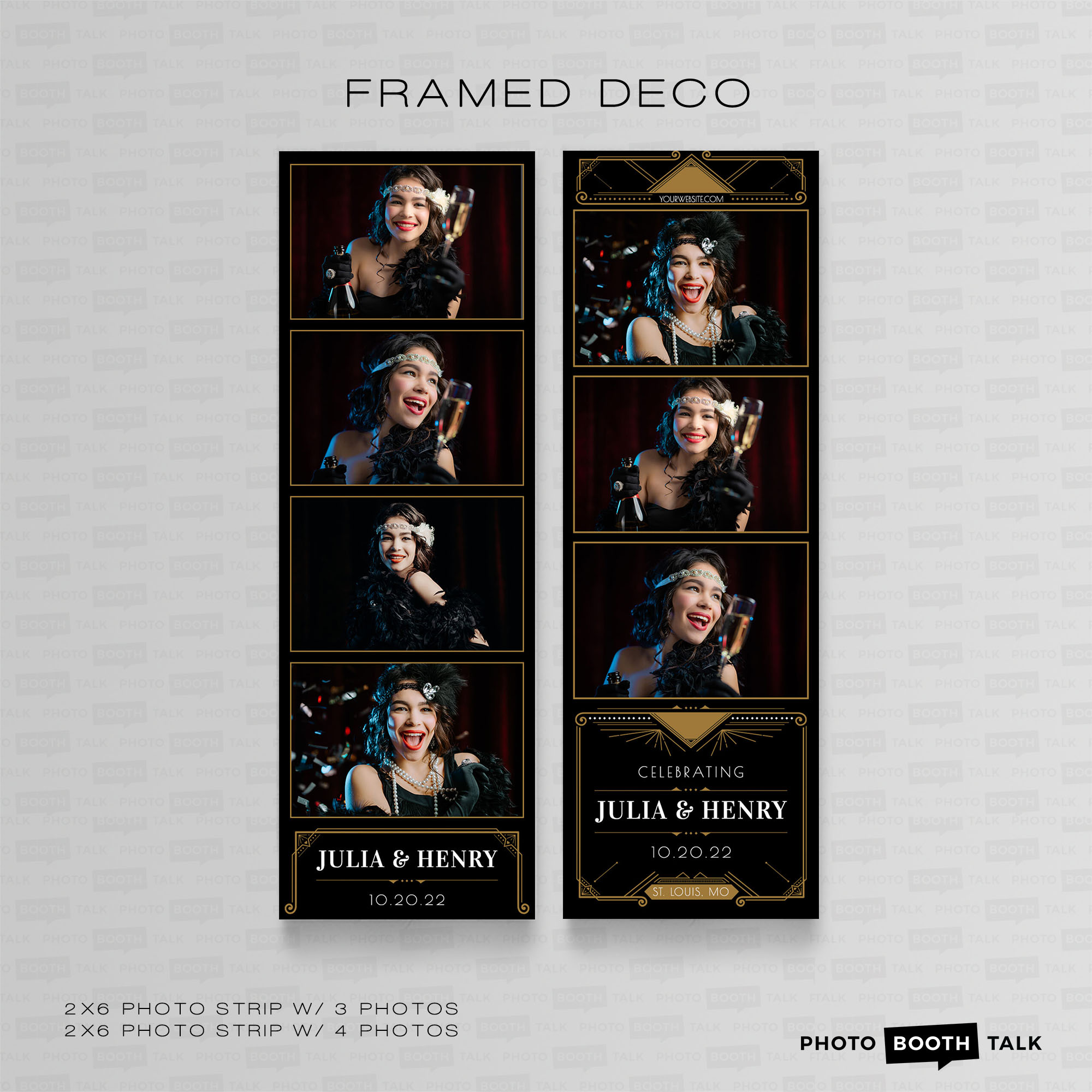Framed Deco 3 – For Canva | Photo Booth Talk