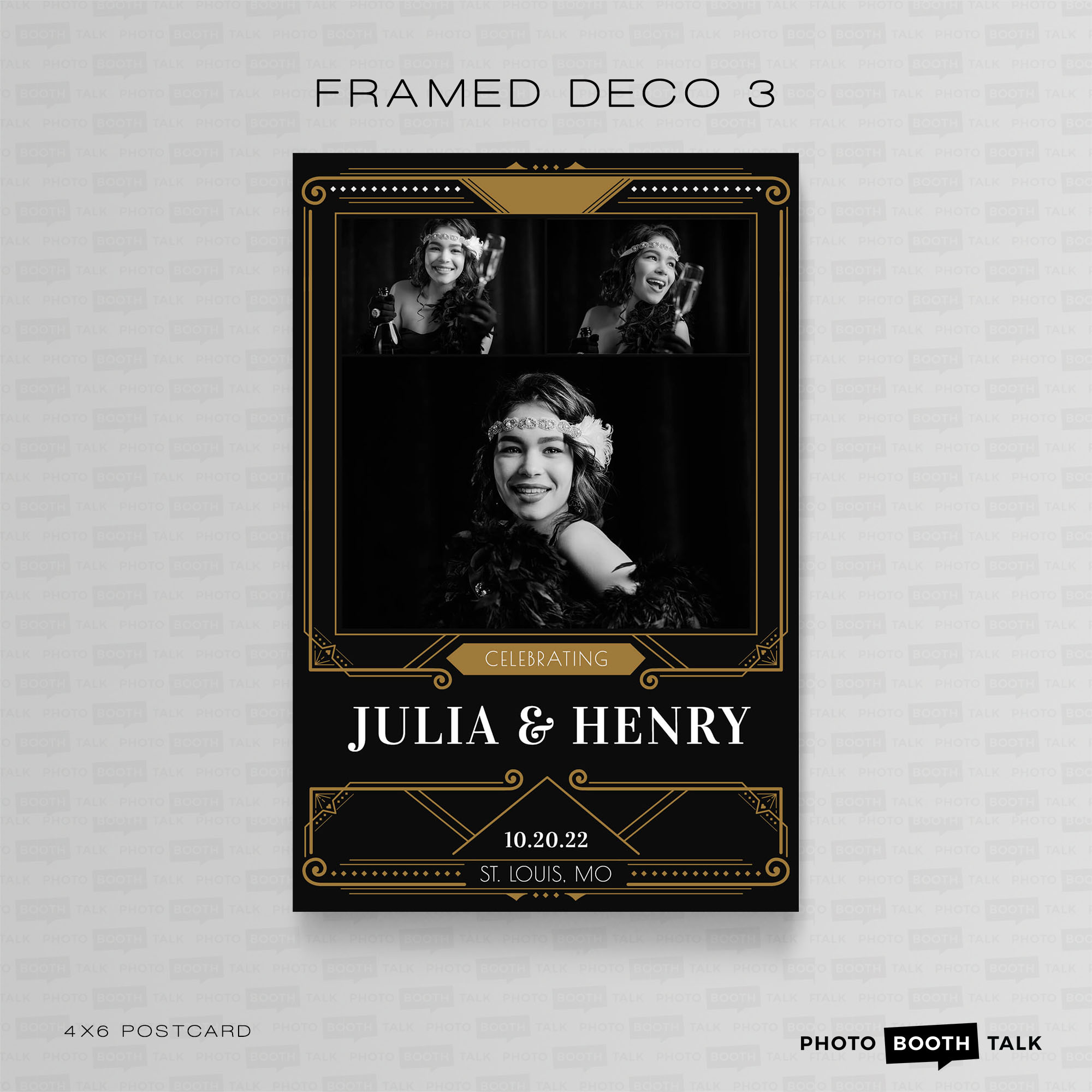 Framed Deco 3 – For Canva | Photo Booth Talk