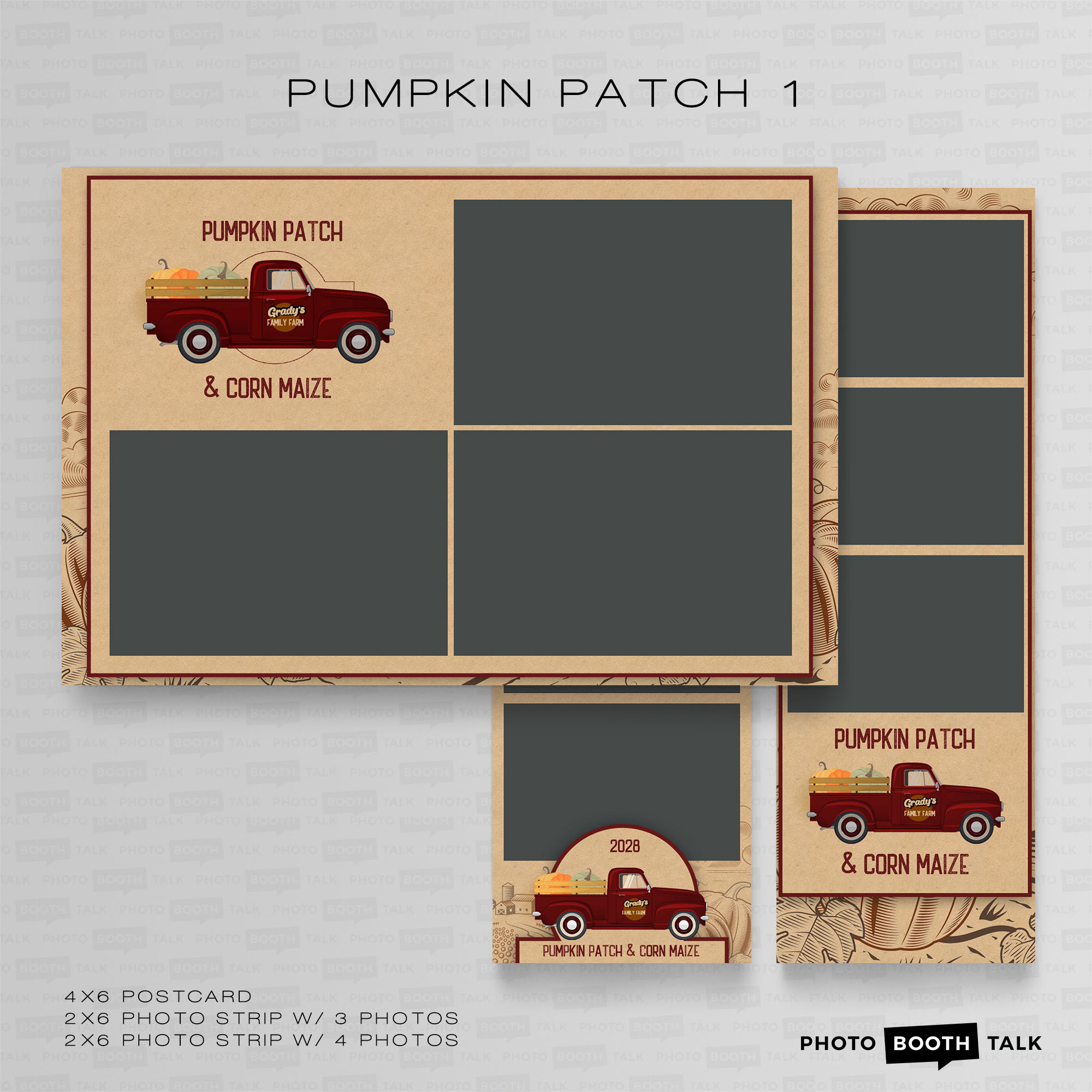Pumpkin Patch 1 – For Darkroom Booth | Photo Booth Talk