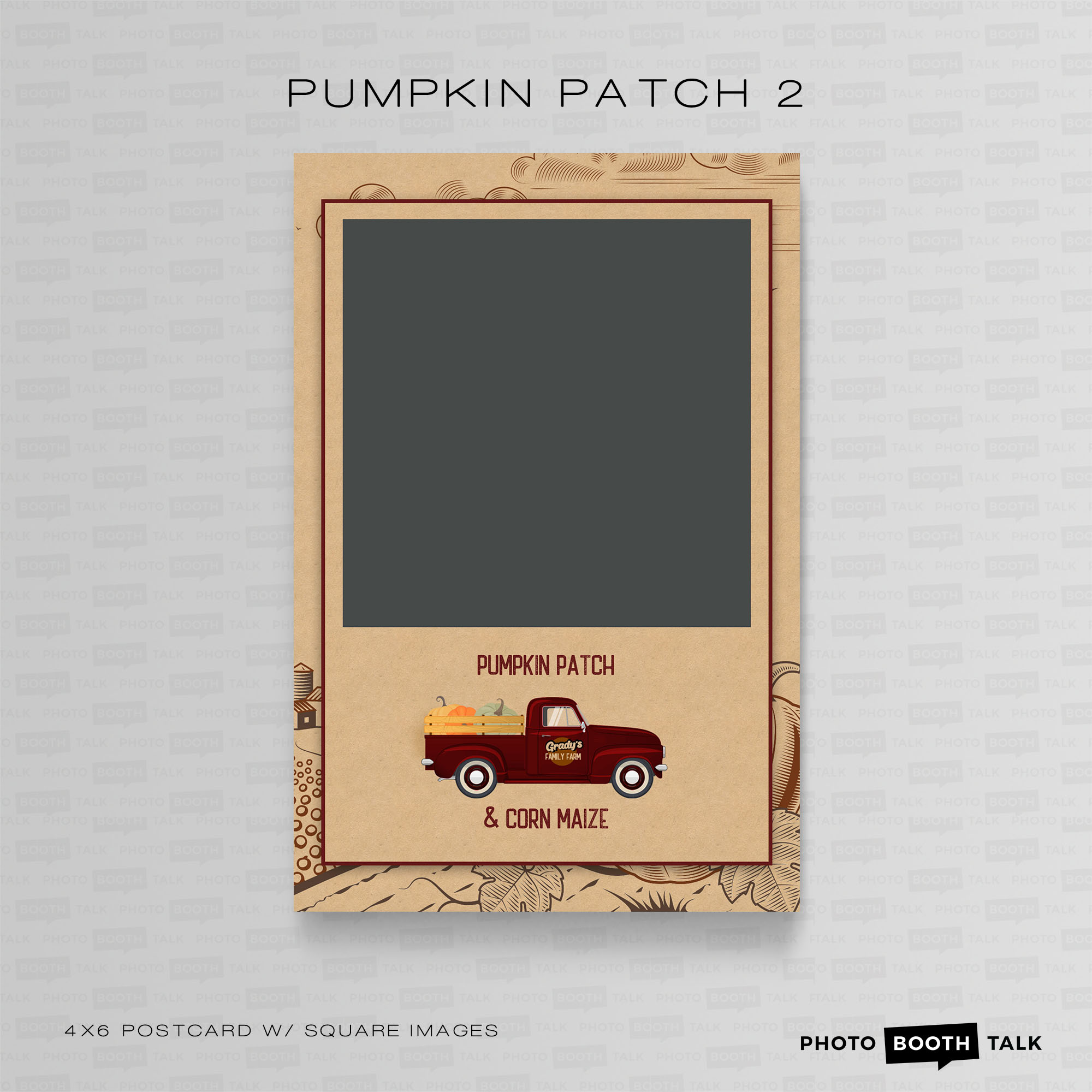 Pumpkin Patch 2 – Square – For Darkroom Booth | Photo Booth Talk