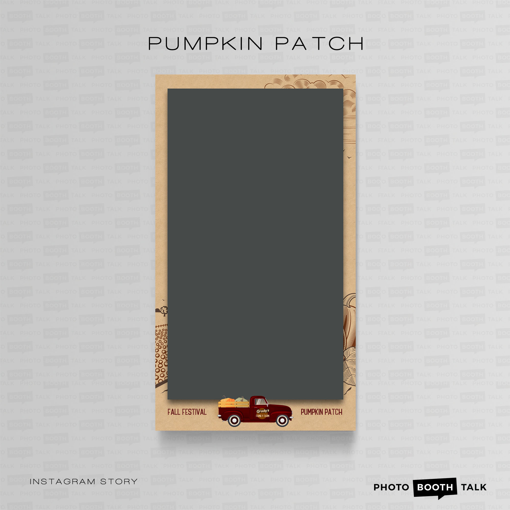Pumpkin Patch – Story – For Darkroom Booth | Photo Booth Talk