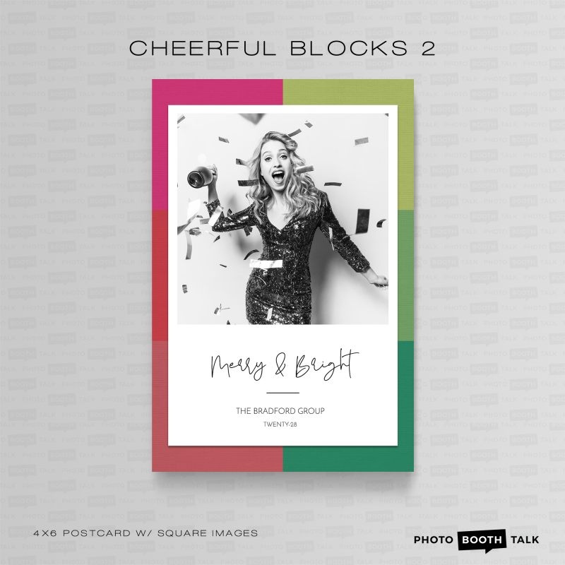Cheerful Blocks 2 – Square – For Canva | Photo Booth Talk