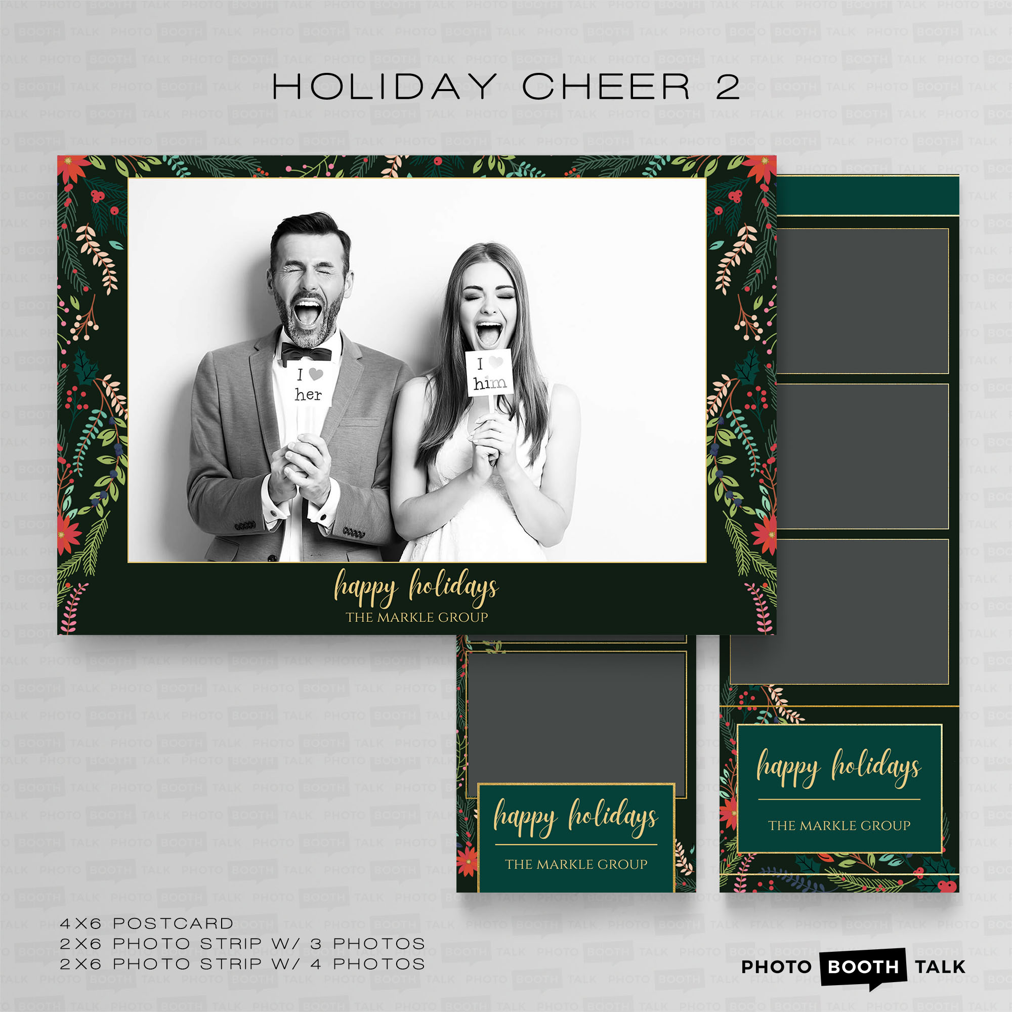 Holiday Cheer 2 – For Canva | Photo Booth Talk