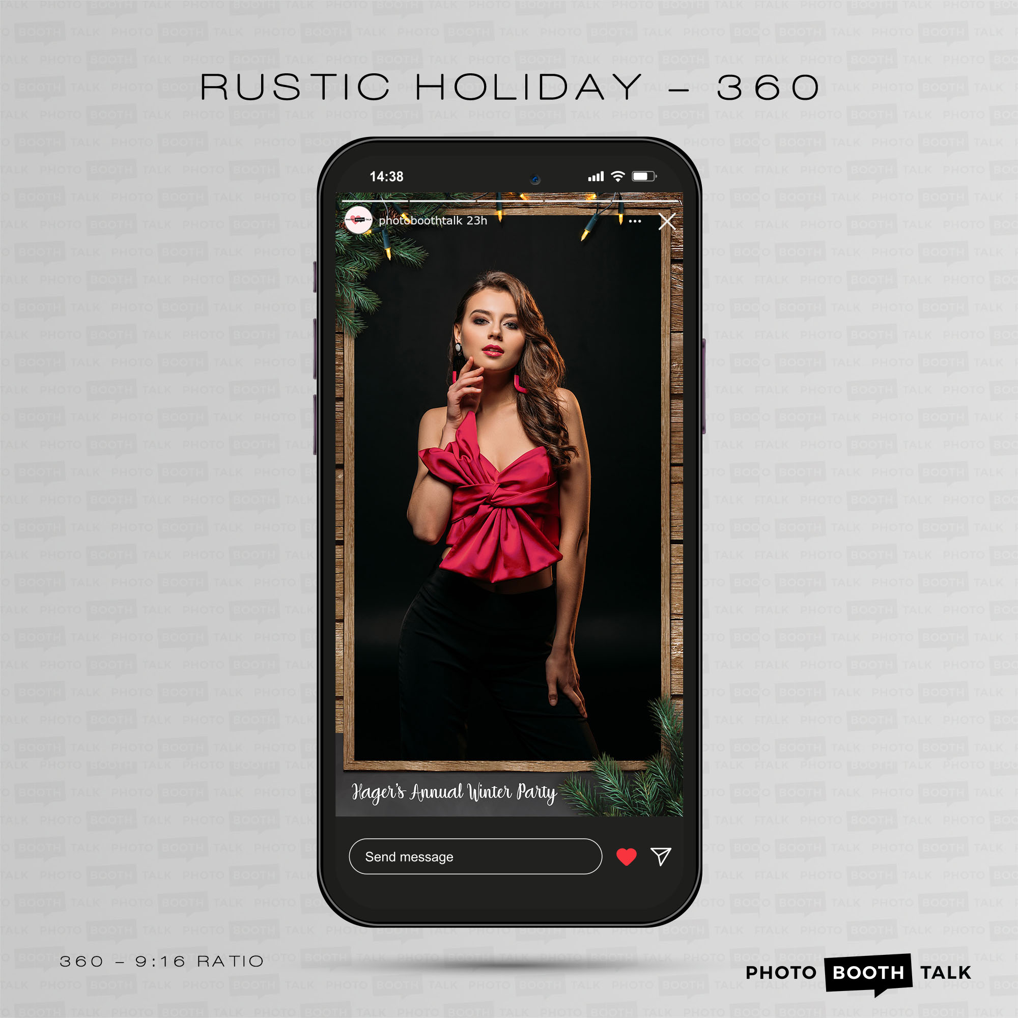 Rustic Holiday – 360 – Photoshop PSD Files | Photo Booth Talk