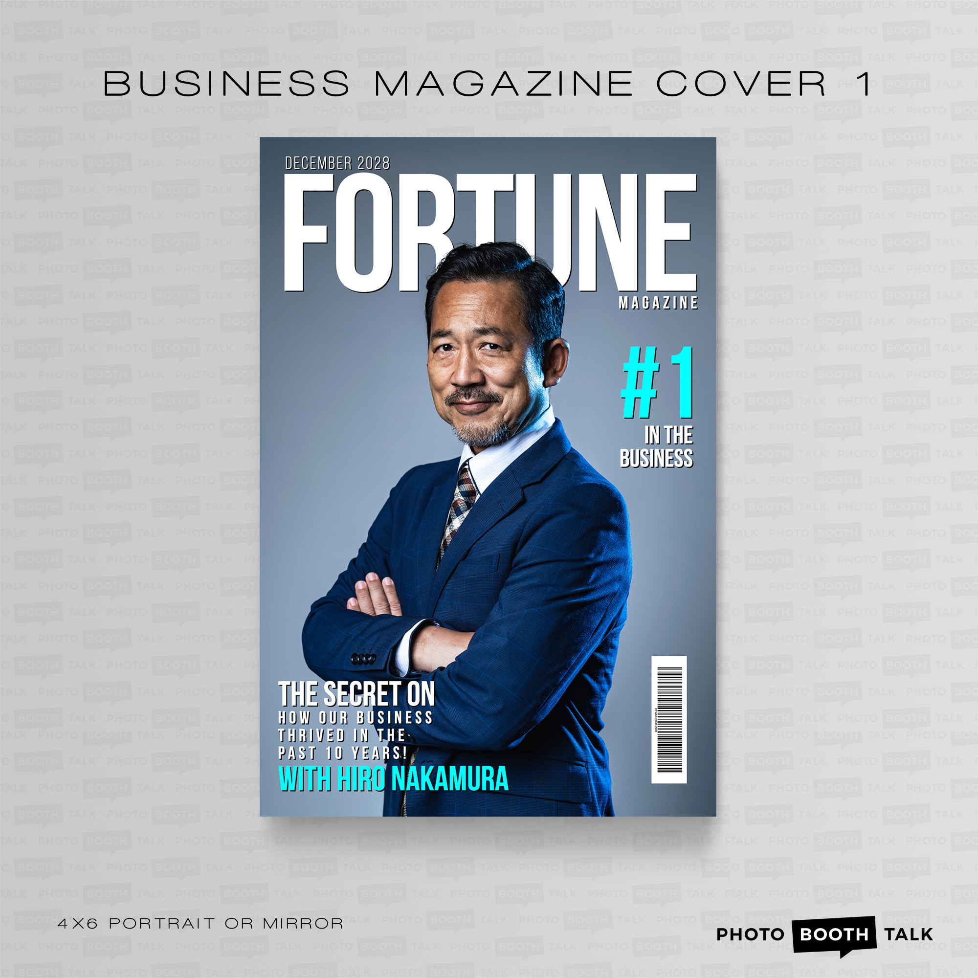 Business Magazine Cover 1 – For Canva | Photo Booth Talk