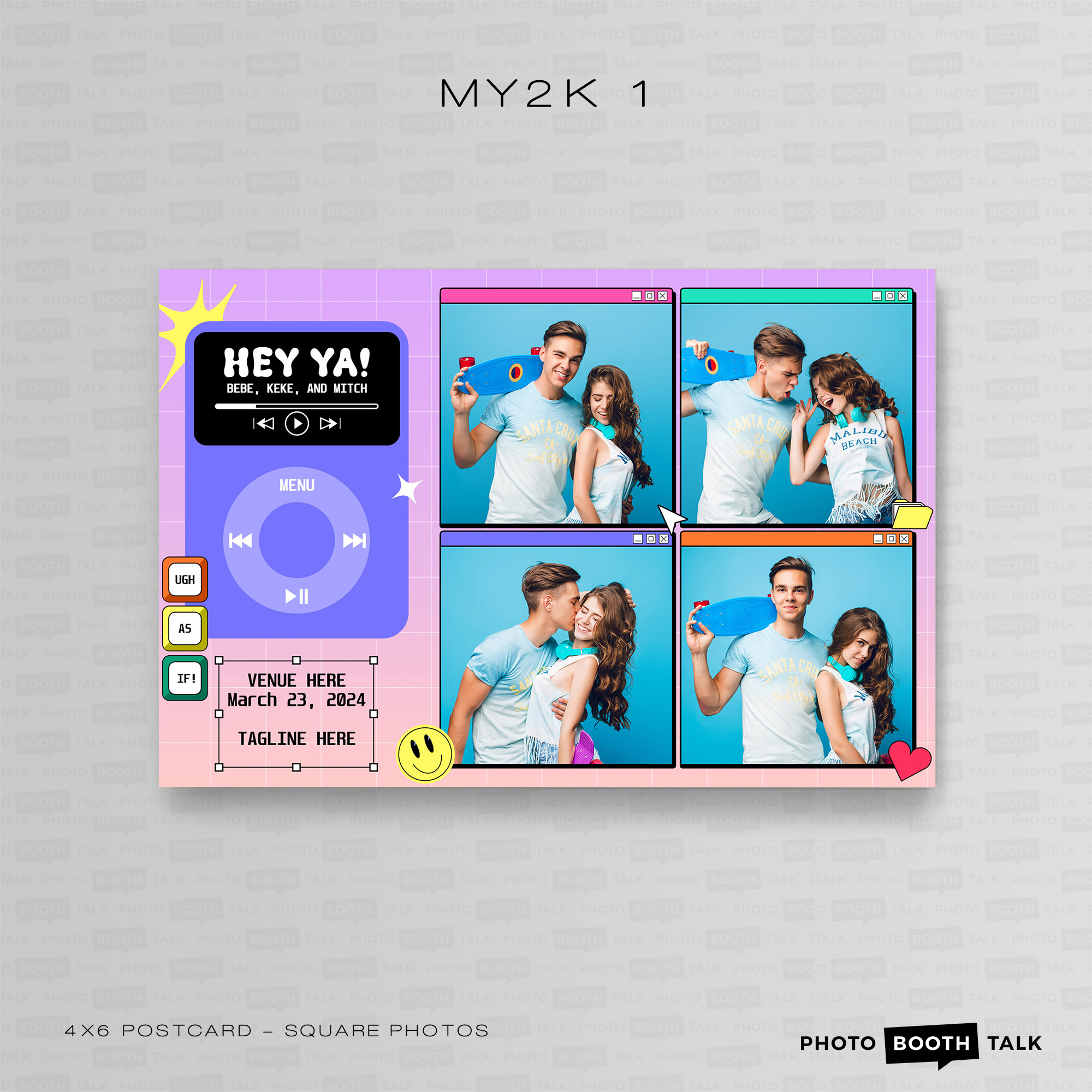 My2K 1 – Square – For Canva | Photo Booth Talk