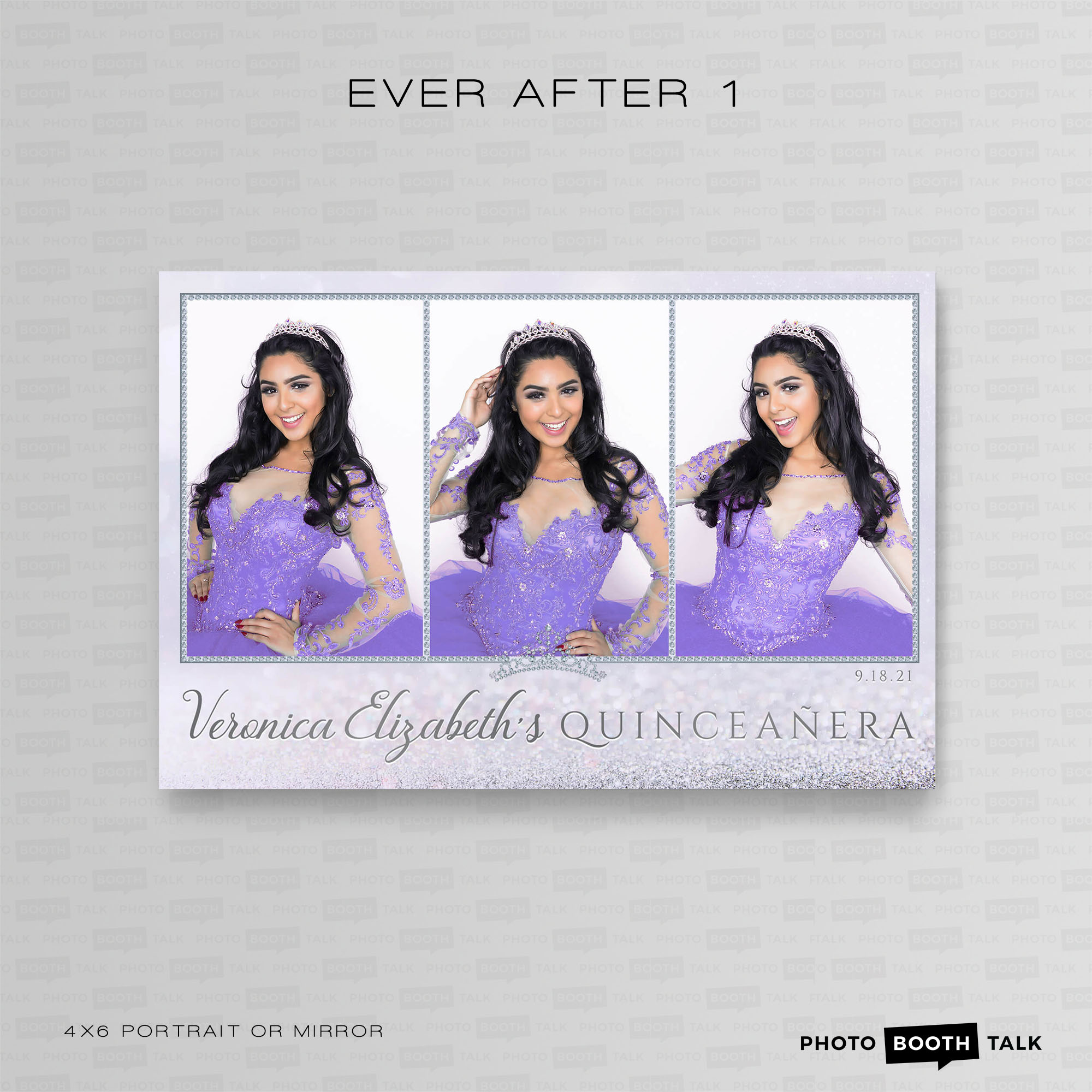 Ever After 1 – Portrait Mirror – For Canva | Photo Booth Talk