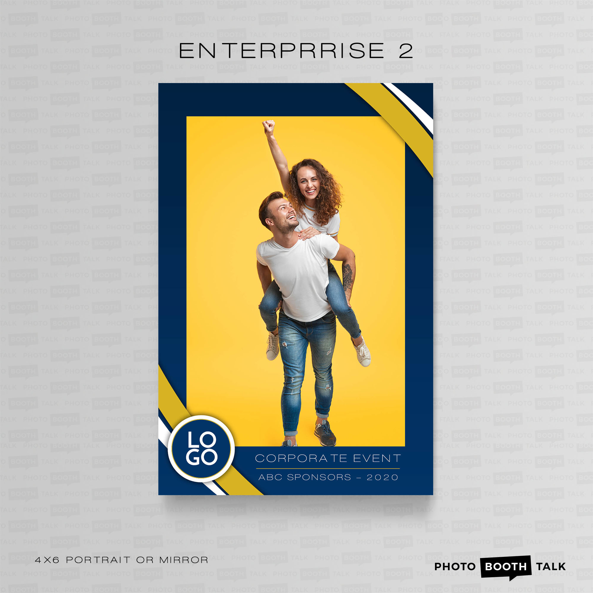 Enterprise 2 – Portrait Mirror – For Canva | Photo Booth Talk