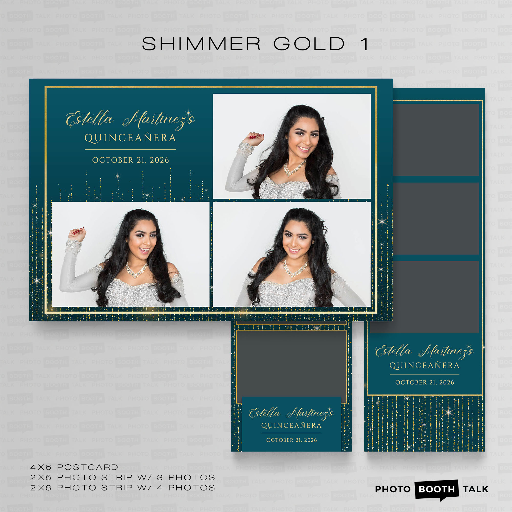 Shimmer Gold 1 – For Canva | Photo Booth Talk