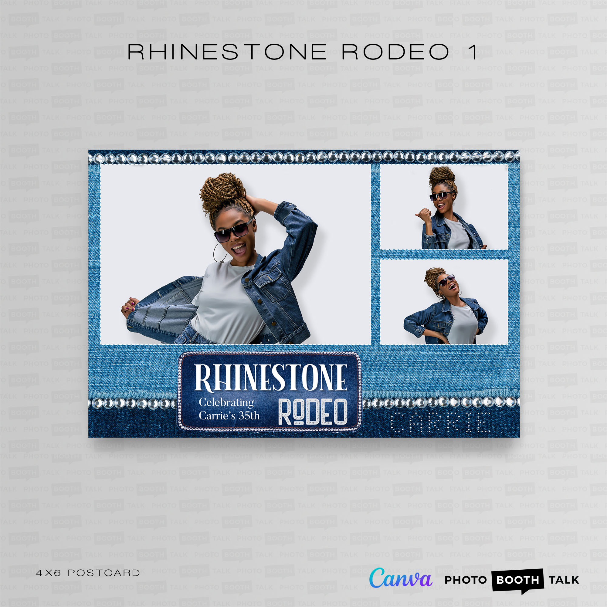 Rhinestone Rodeo 1 – For Canva | Photo Booth Talk