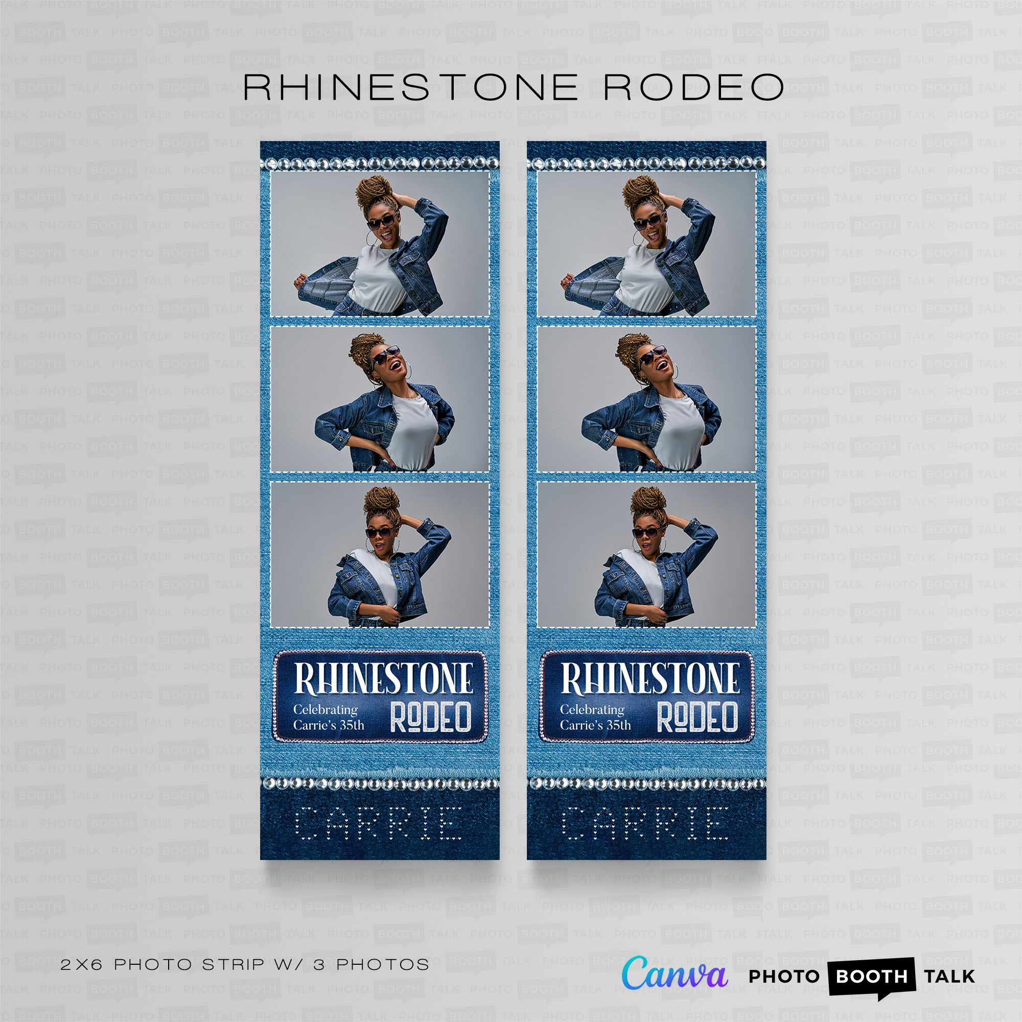 Rhinestone Rodeo 2 – For Canva | Photo Booth Talk