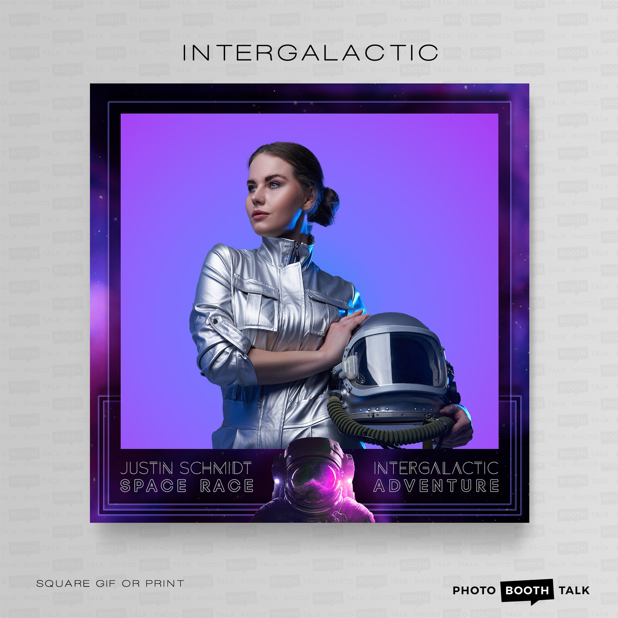 Intergalactic 2 – Square – Photoshop PSD Files | Photo Booth Talk