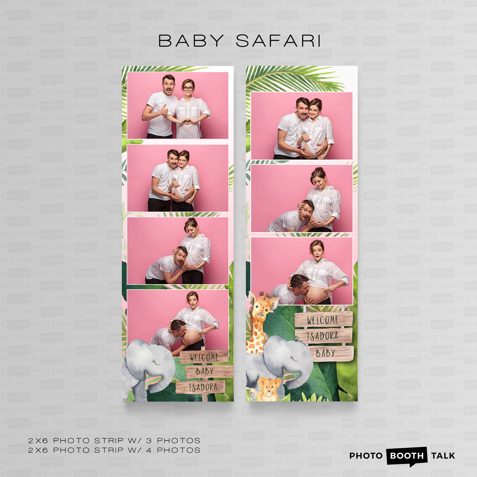 Baby Safari 1 – For Canva | Photo Booth Talk