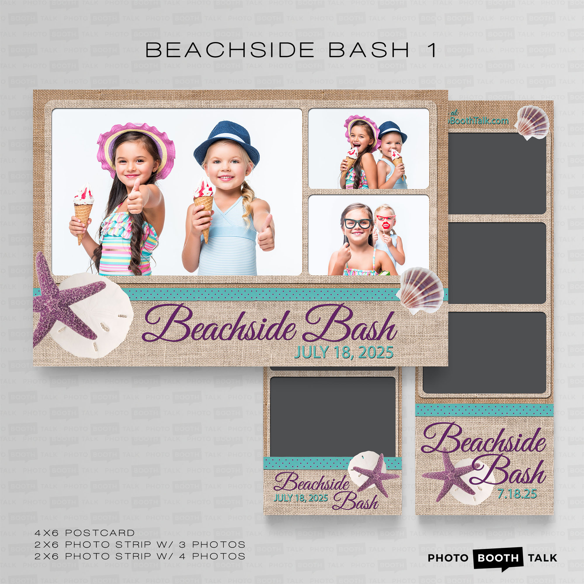 Beachside Bash 1 – For Canva | Photo Booth Talk