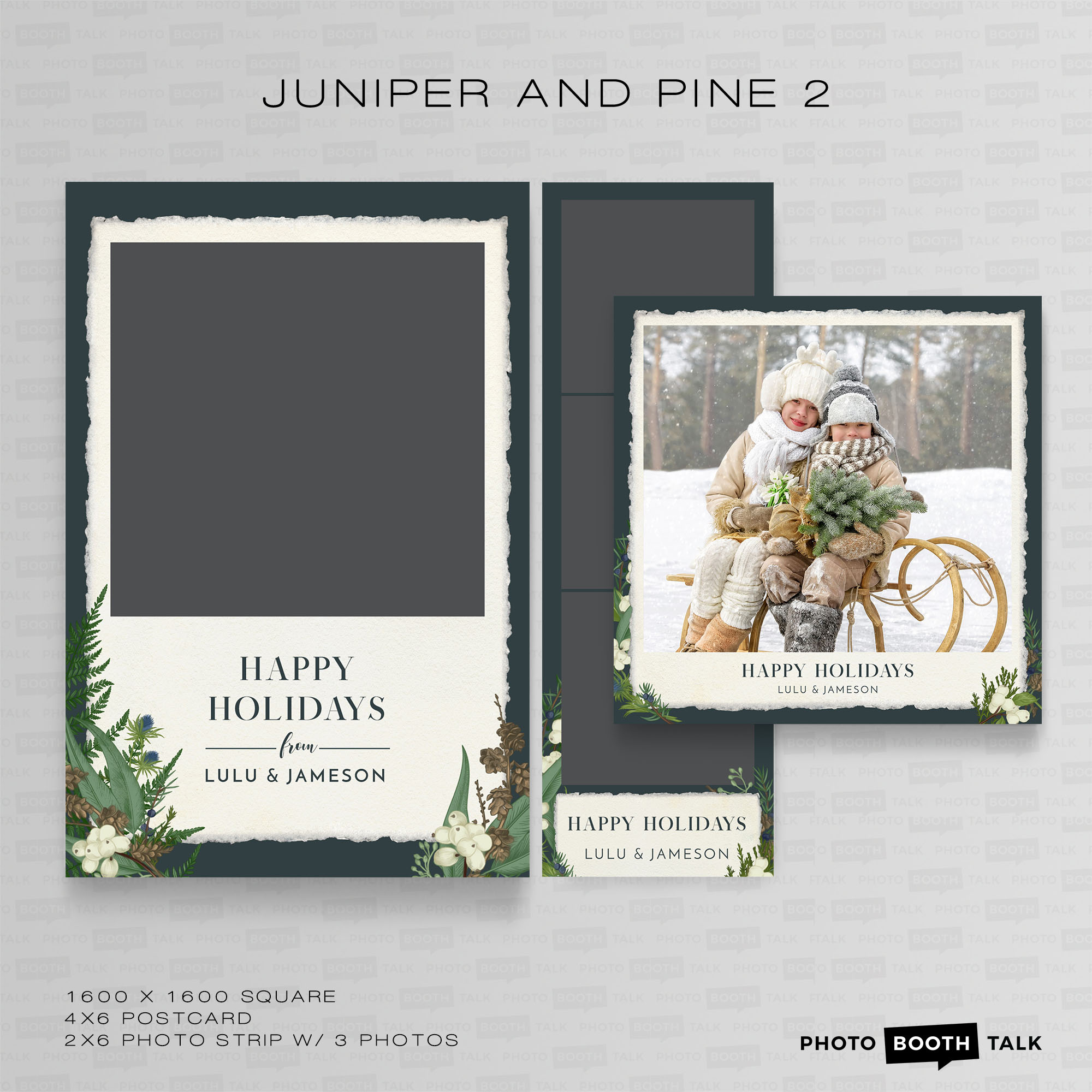 Juniper and Pine 2 – Square – Photoshop PSD Files | Photo Booth Talk