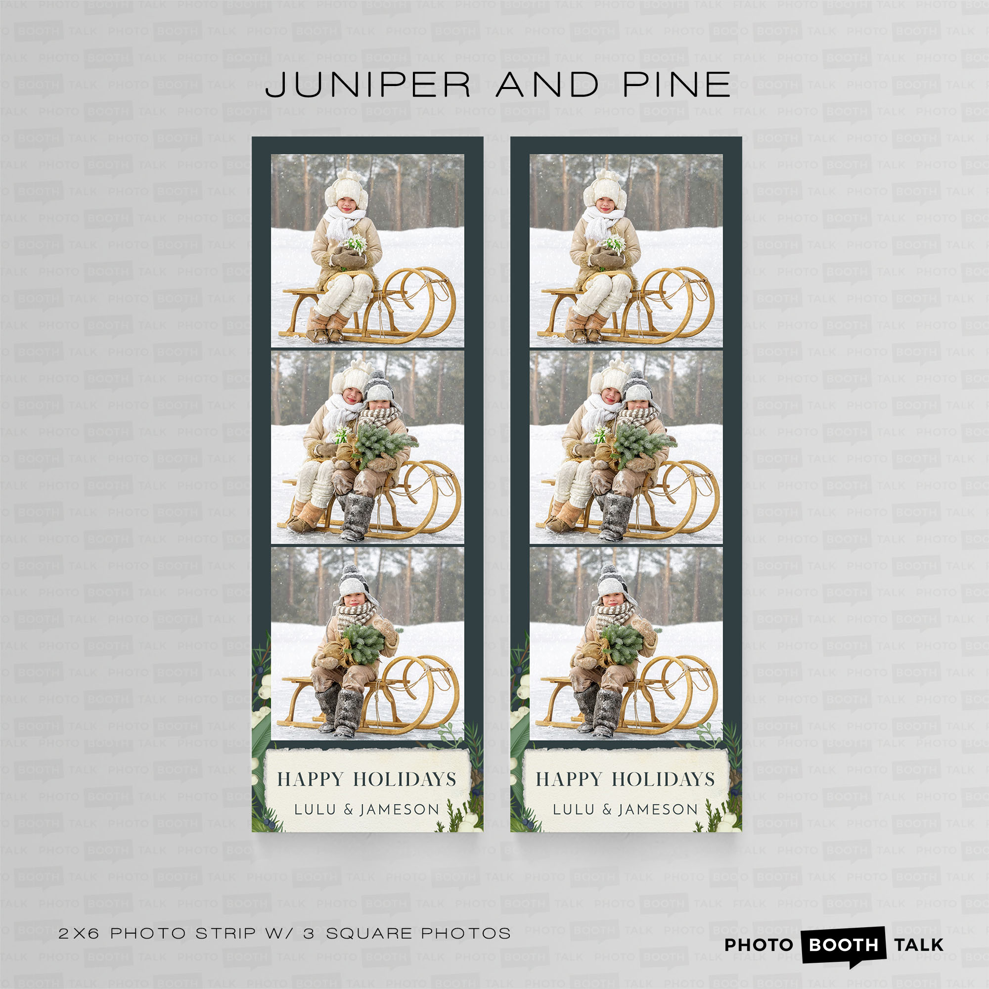 Juniper and Pine 2 – Square – Photoshop PSD Files | Photo Booth Talk