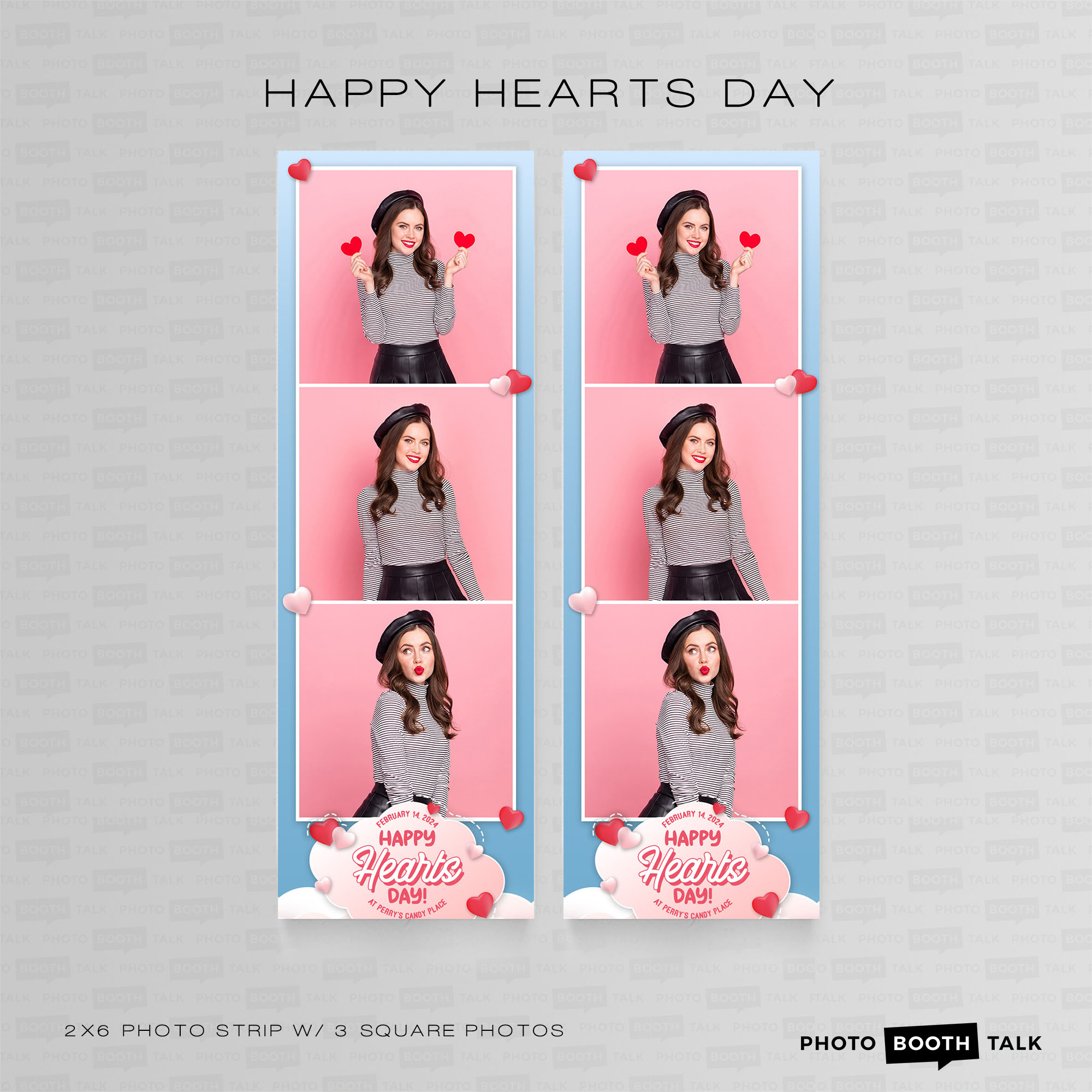 Happy Hearts Day 2 – Square – For Canva | Photo Booth Talk