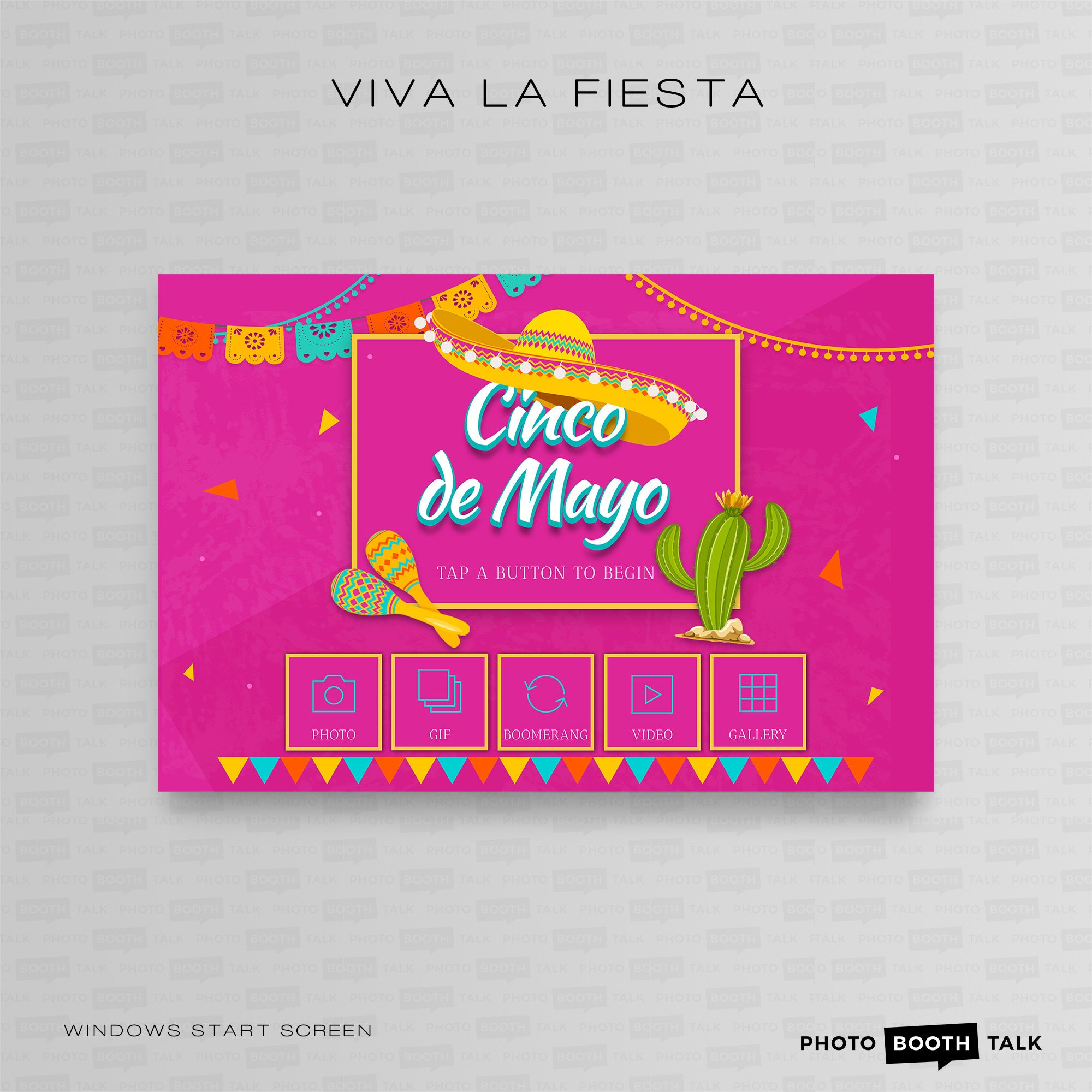Viva La Fiesta – PC Welcome Screen | Photo Booth Talk