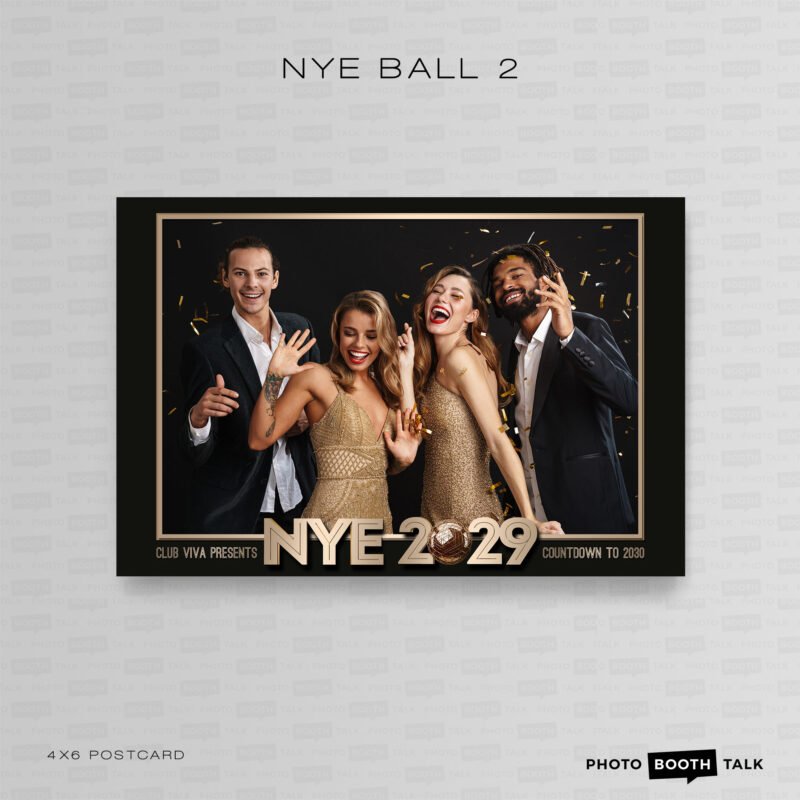 NYE Ball 2 – For Canva | Photo Booth Talk