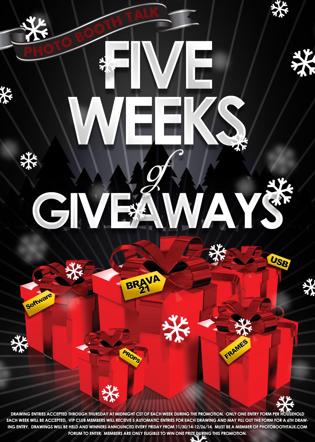 Five Weeks of Photo Booth Giveaways - PhotoBoothTalk.com